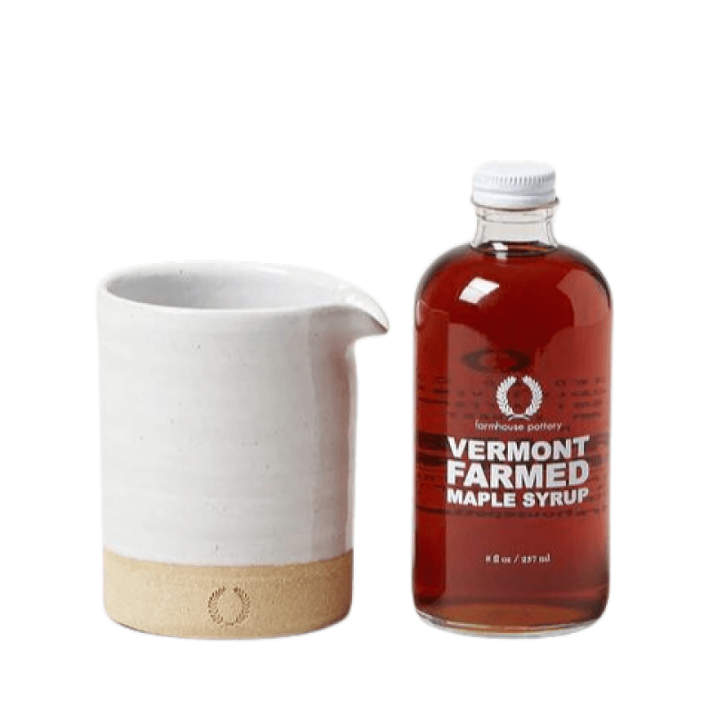 Small Silo Pitcher & 8oz Syrup | Liberty Tabletop